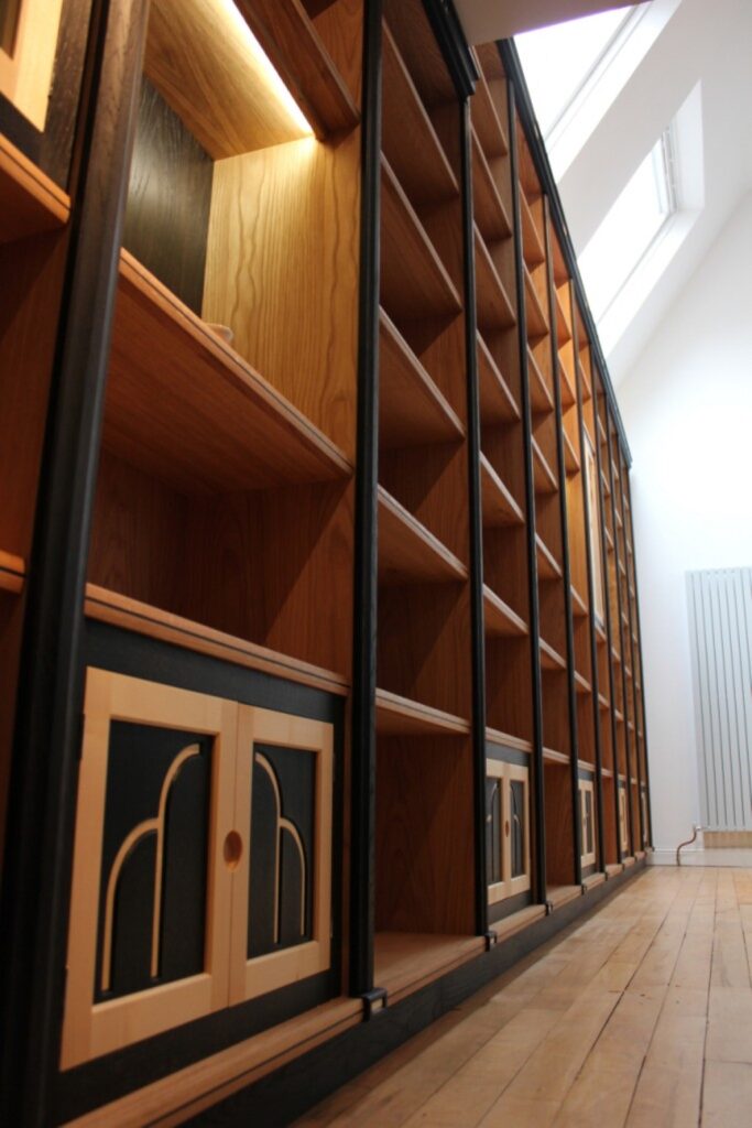 Art Deco Bookcases – Steven Hampson Designer and Maker of Fine Furniture