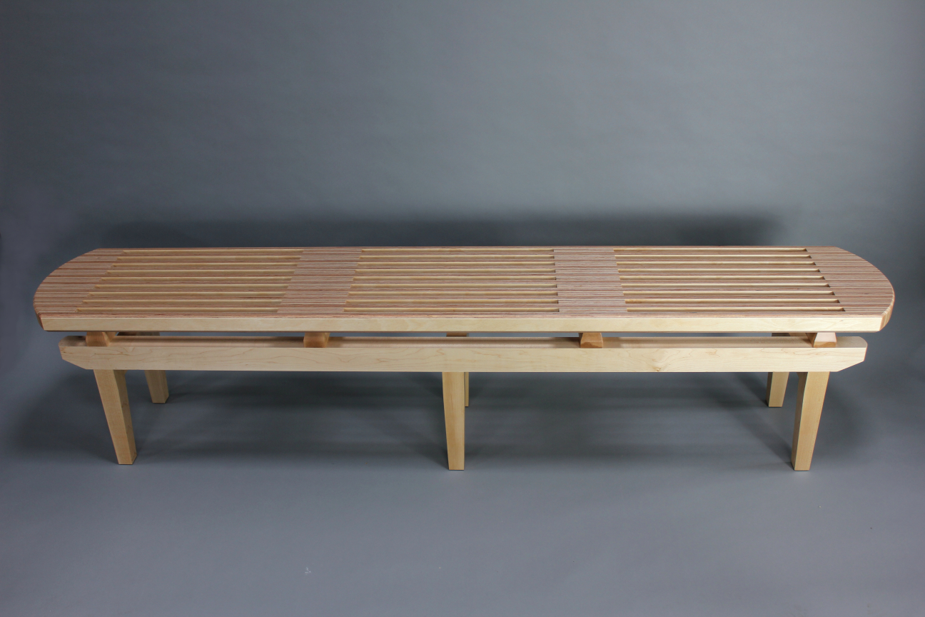 Birch Plywood and Maple Benches – Steven Hampson Designer and Maker of ...